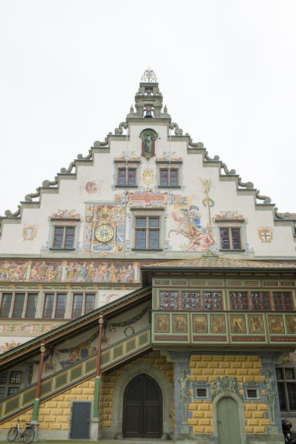 Medieval Town Hall Lindau stock photo. Image of medieval - 40897388
