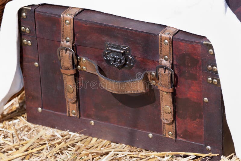 Medieval treasure chest stock photo. Image of wooden - 17354210