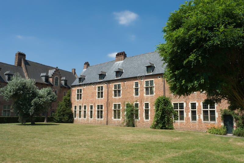 Medieval university campus stock image. Image of leuven - 14947453