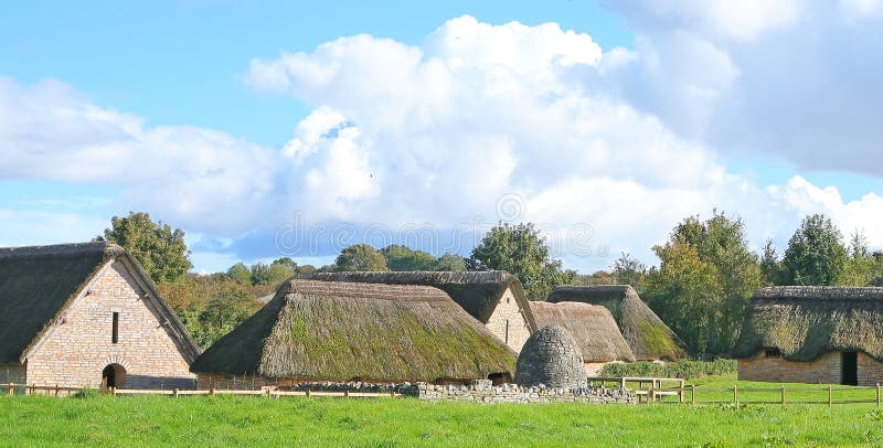 Medieval village stock photo. Image of wales, roofs, village - 38291480