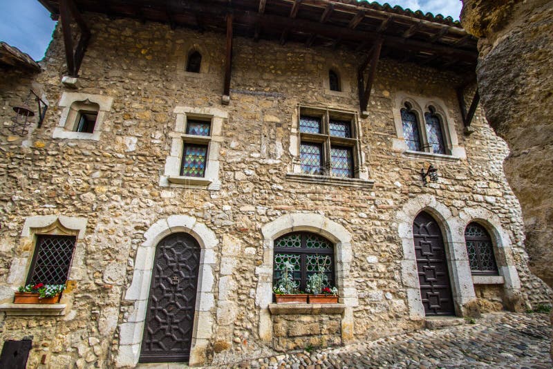 Perouges stock photo. Image of stone, perouges, villages - 79123220