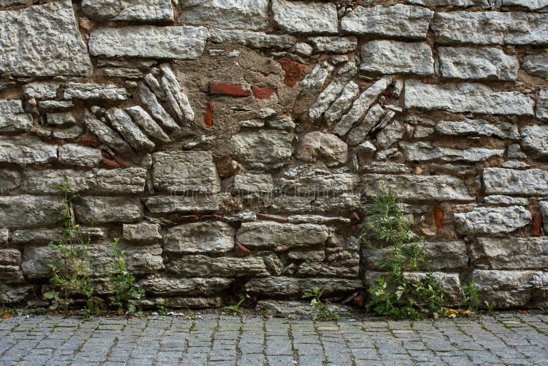 Medieval wall stock photo. Image of outdoors, house, material - 33247722