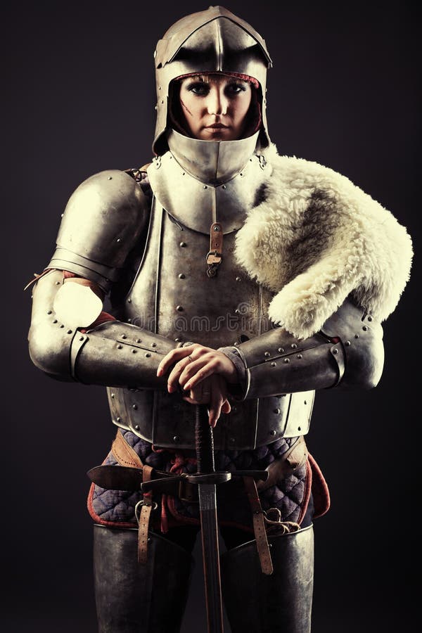 Medieval warrior stock image. Image of antique, knight - 16802787