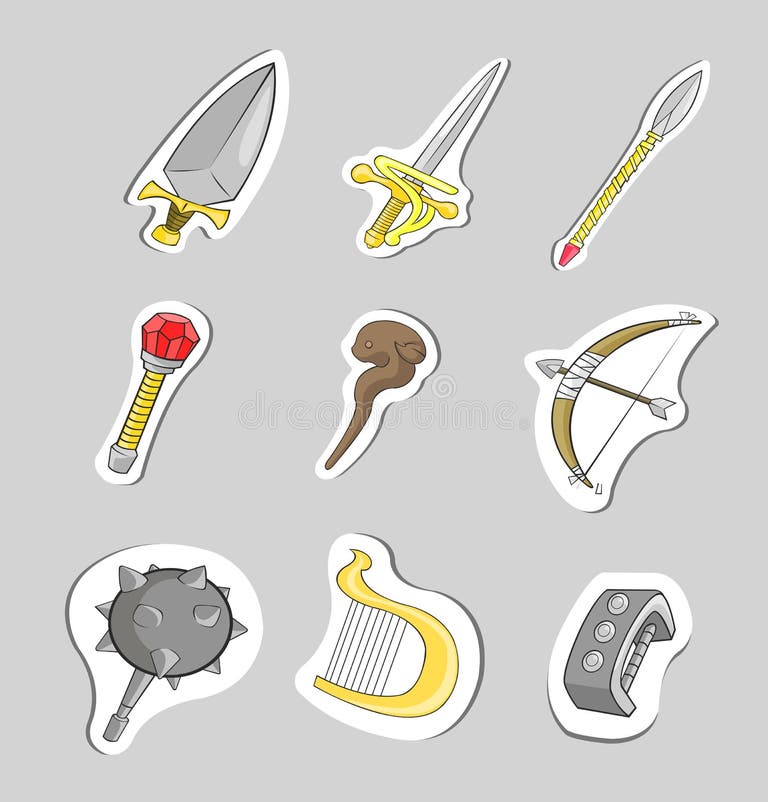 Sticker Weapons Stock Illustrations – 642 Sticker Weapons Stock ...