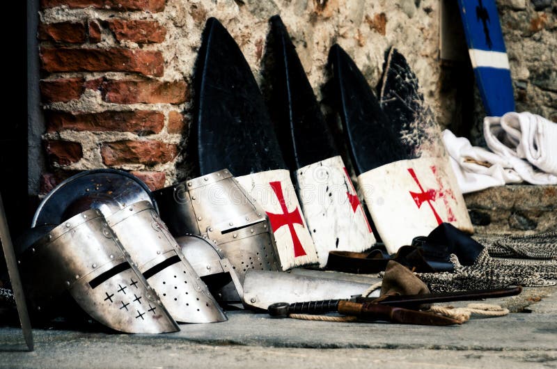 Medieval Armory in a Castle Stock Photo - Image of iron, knight: 99756978