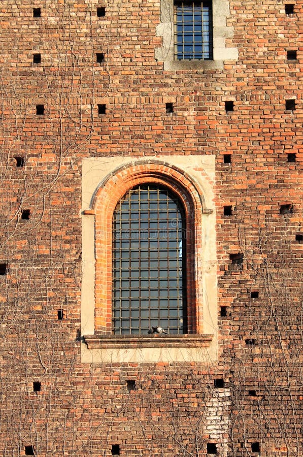Milan castle bastion stock image. Image of sforzesco - 24596665