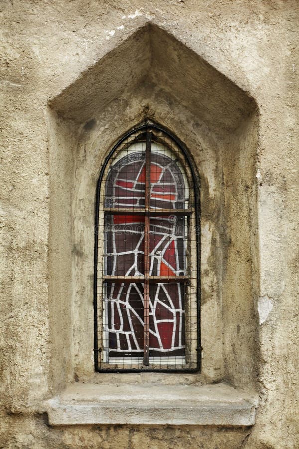 Medieval Window stock photo. Image of diamond, summer, stained - 100942