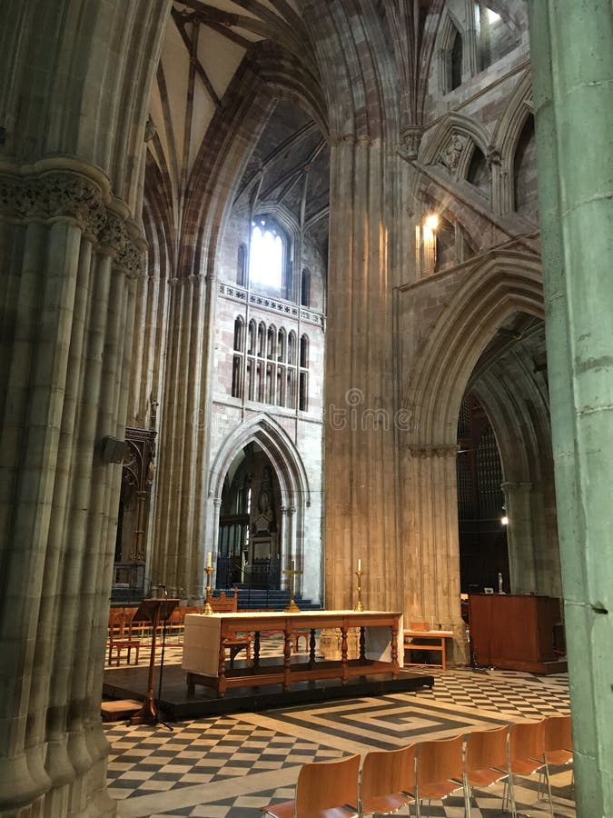 Worcester Cathedral stock photo. Image of stuartkey, garden - 1553740