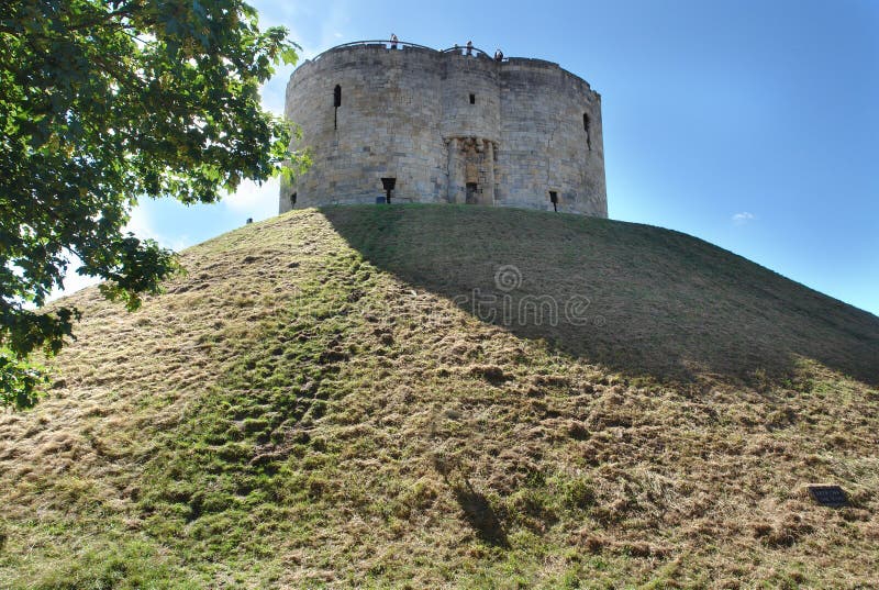 York Castle Fortified Complex in the City of York, England Stock Photo ...