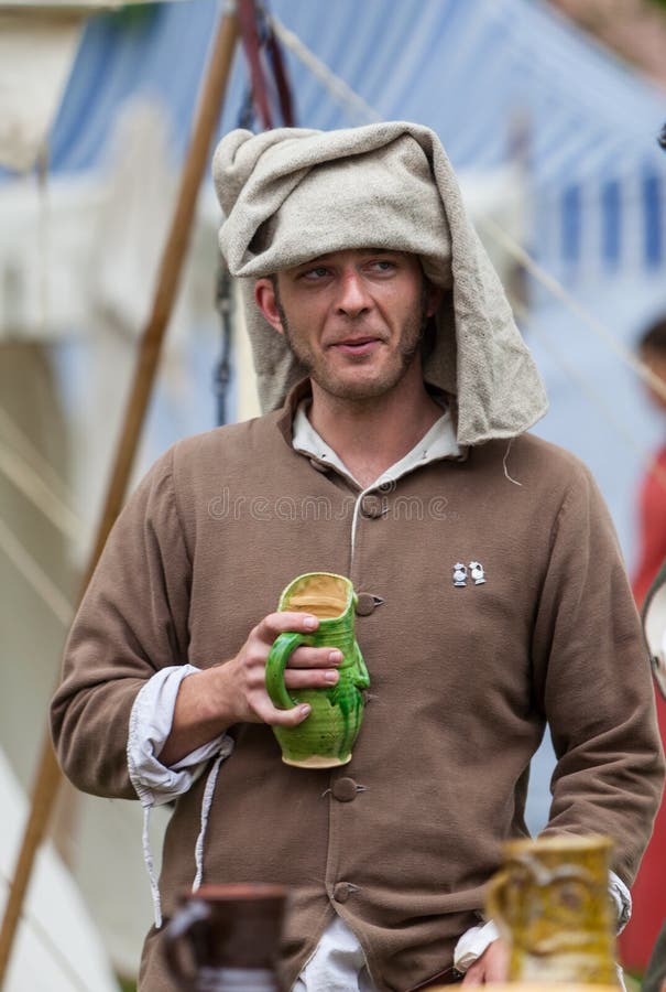 Medieval Young Man editorial stock image. Image of reenactment - 27642074