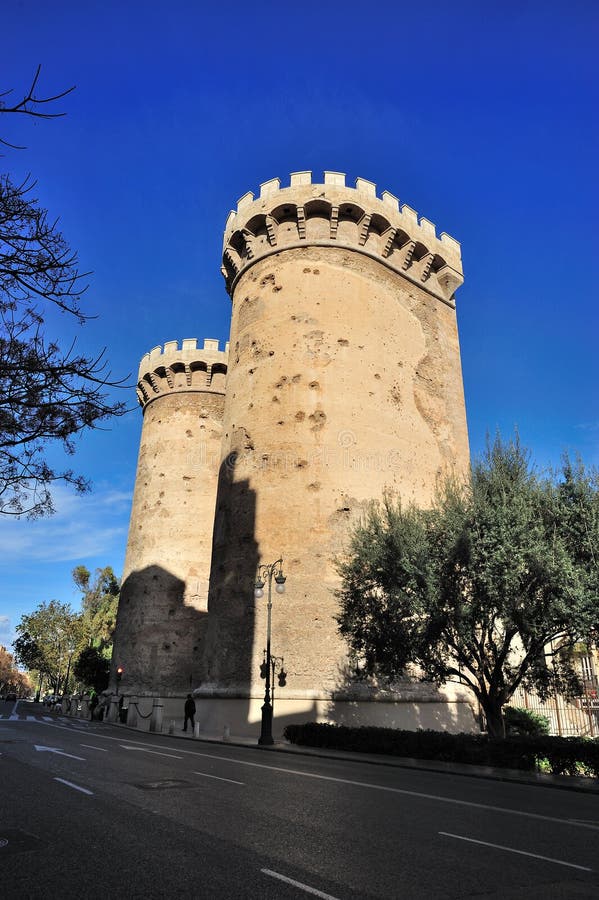 Medievals towers of quart stock image. Image of building - 12646135