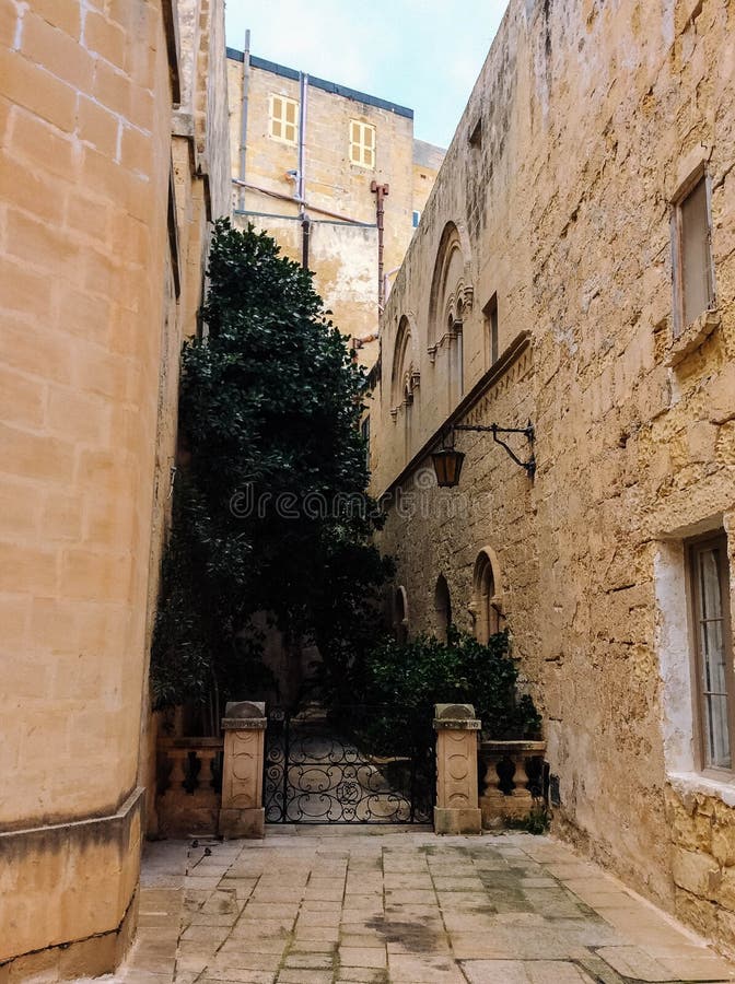 Medina in Malta stock image. Image of main, bricks, cityscape - 88362503