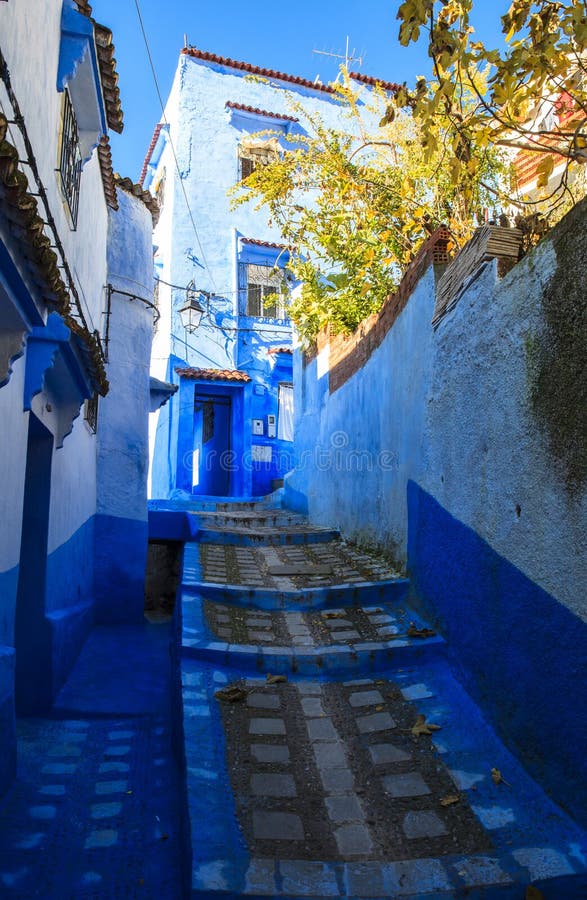 Medina Von Chefchaouen, Marokko Stockbild - Bild von blau, dächer: 53751669