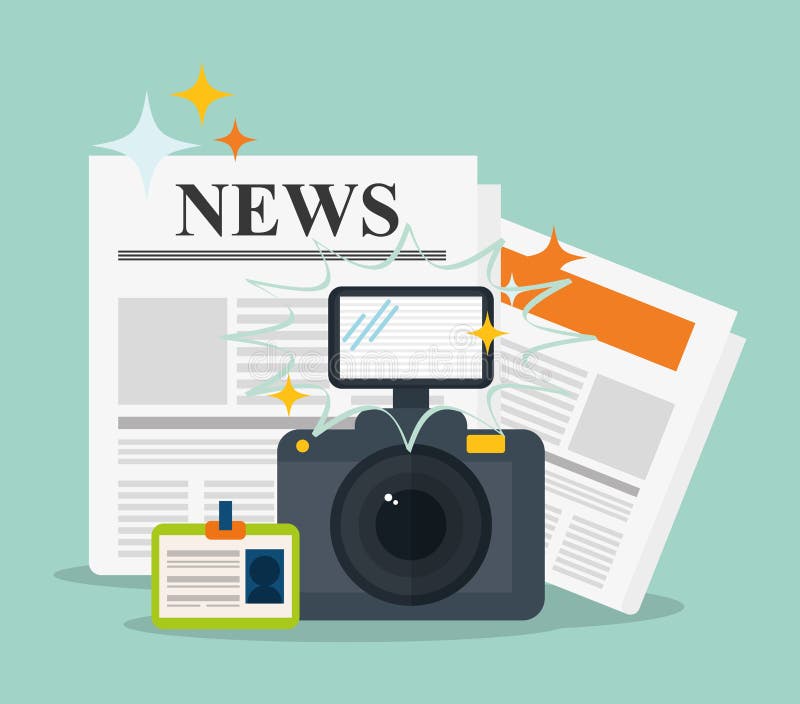 Medios Y Difusión De Noticias Ilustración del Vector - Ilustración de ...