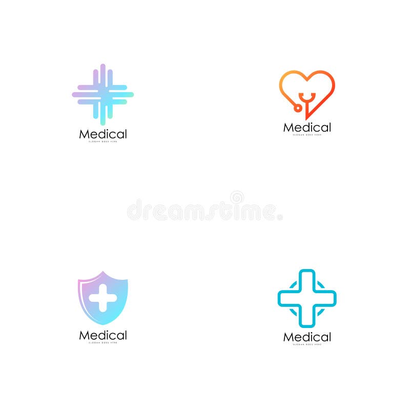 Medisch Logo Template Embleemmalplaatje Voor Uw Zaken Stock Illustratie ...