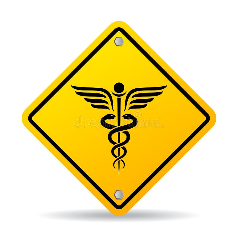 Medisch Kop En Slang Vectorsymbool Vector Illustratie - Illustration of ...