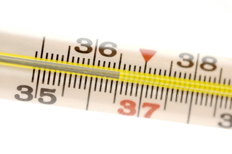 Medische kwikthermometer stock afbeelding. Image of geneeskunde - 19997259