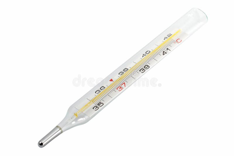 Medische kwikthermometer stock foto. Image of ziekte - 21714486
