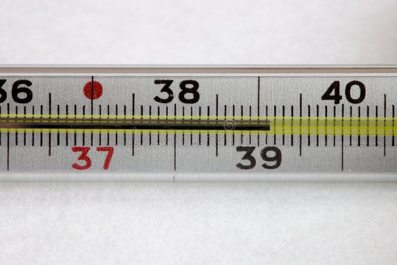 Medische kwikthermometer stock afbeelding. Image of kwik - 85555647