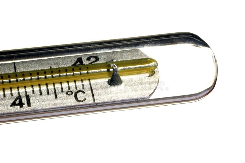 Medische Kwikthermometer, Creatieve Reeks Stock Foto - Afbeelding ...