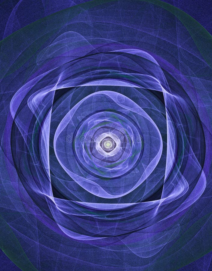 Meditación azul stock de ilustración. Ilustración de humo - 12508399