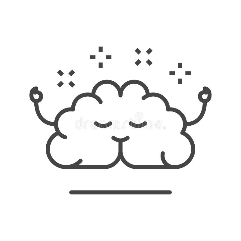 Brain Meditating Logo Stock Illustrations – 76 Brain Meditating Logo ...