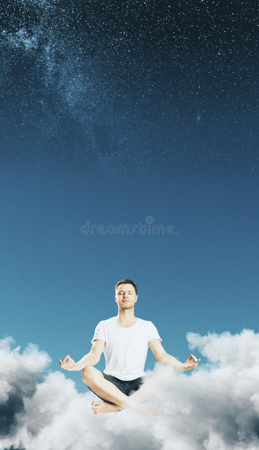 Dream and calm concept stock image. Image of calm, human - 119884993
