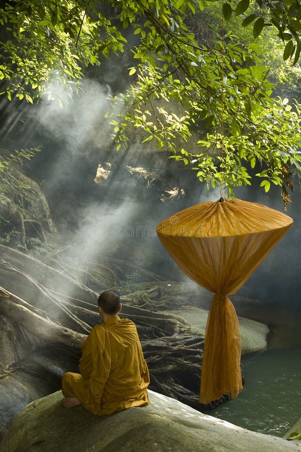 Meditating monk stock image. Image of enlightenment, leaf - 1109919 Meditating monk stock image. Image of enlightenment, leaf - 1109919