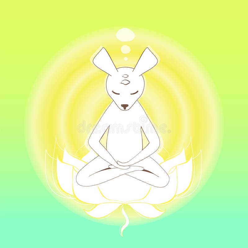 Meditating Mouse Stock Illustrations – 34 Meditating Mouse Stock ...
