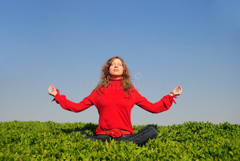 Meditation stock photo. Image of exercising, living, body - 10099180