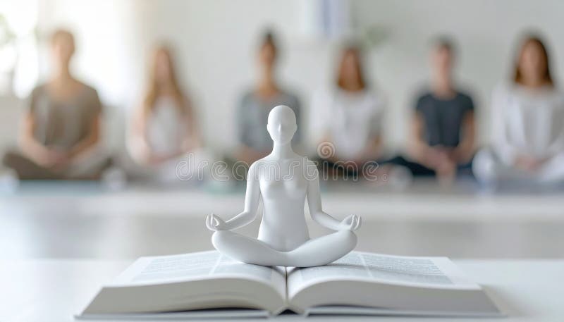 Group Meditation Class Lotus Pose Generated Ai Stock Photos - Free ...
