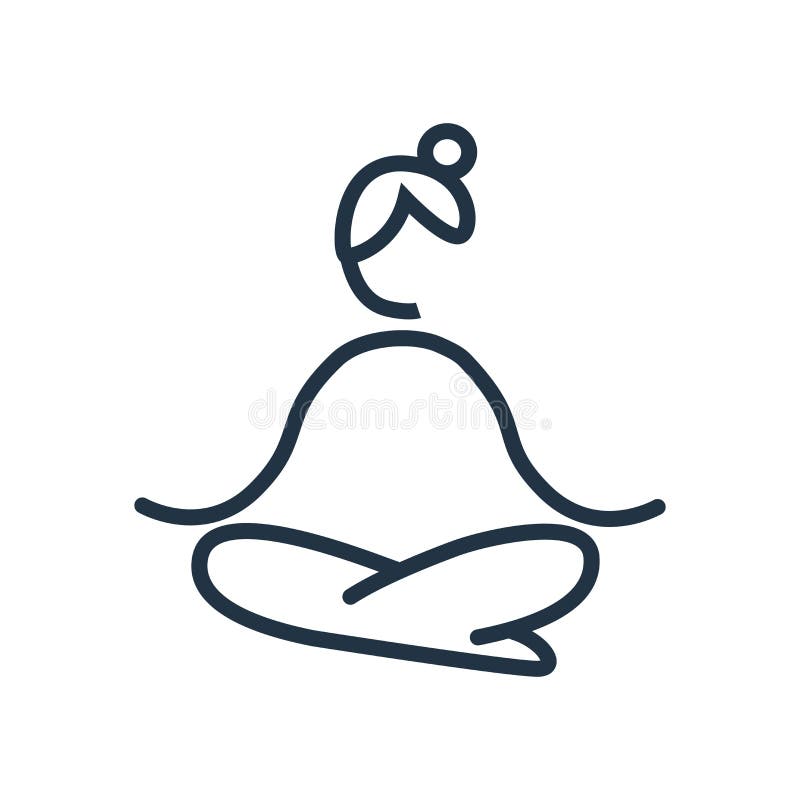 Meditation Icon Vector Isolated on White Background, Meditation Stock ... Meditation Icon Vector Isolated on White Background, Meditation Stock ...