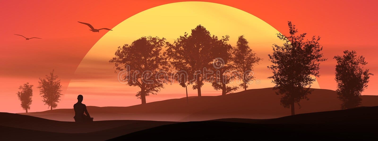 Cartoon pond with lotus stock vector. Illustration of leaf - 11059700