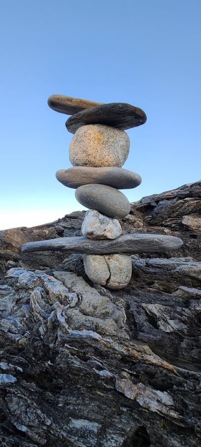 Meditation on a rock stock image. Image of meditation - 10375675