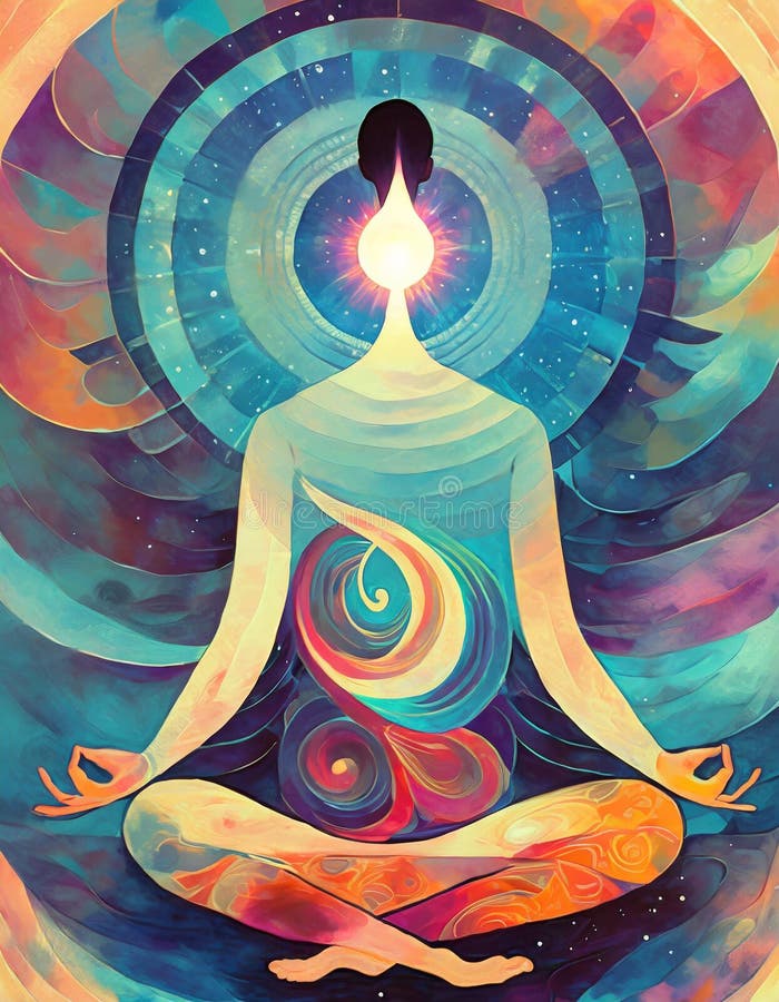 Meditation - Deep Meditative State of Conciousness Ai Generated Stock ...