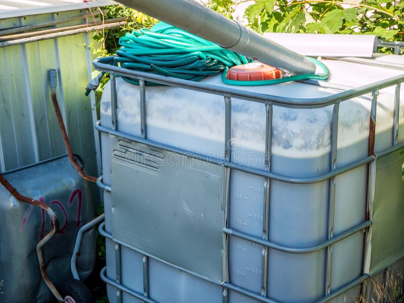 Water Container for the Temporary Water Supply Construction Site Stock ...