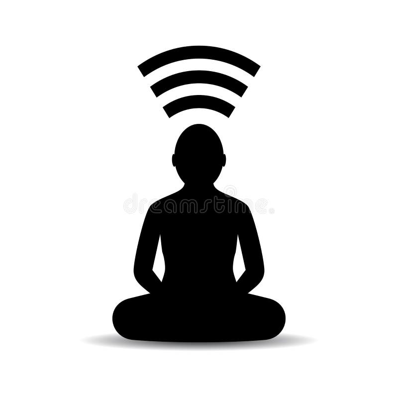 Yoga Meditation Vector Icon Stock Vector - Illustration of outline ... Yoga Meditation Vector Icon Stock Vector - Illustration of outline ...