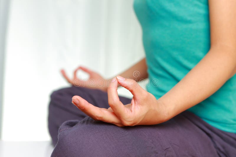 Meditation stock image. Image of pose, relax, relaxation - 44964127