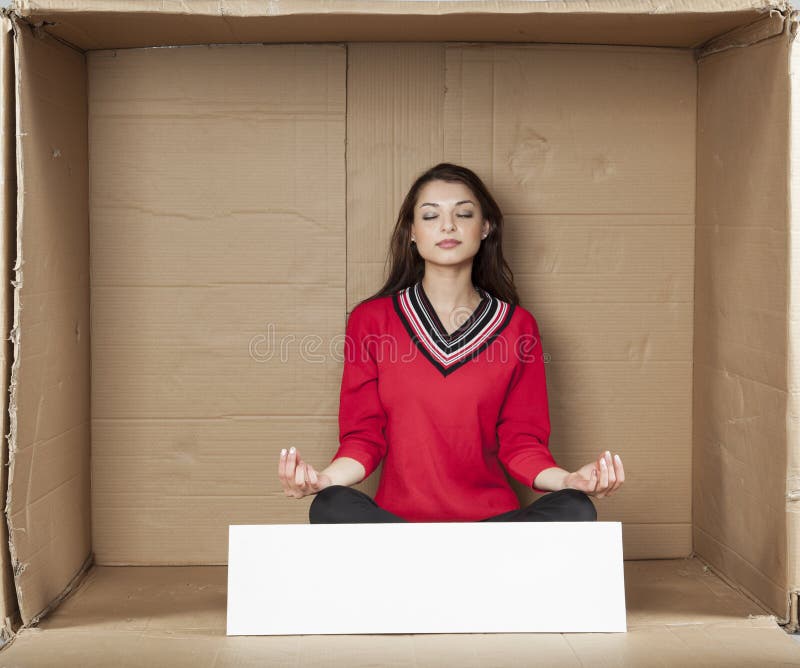 Meditation before work stock image. Image of hard, perspective - 67458925