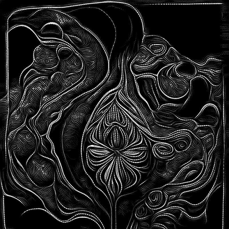 The Meditations on Stipple Art Stock Illustration - Illustration of ...