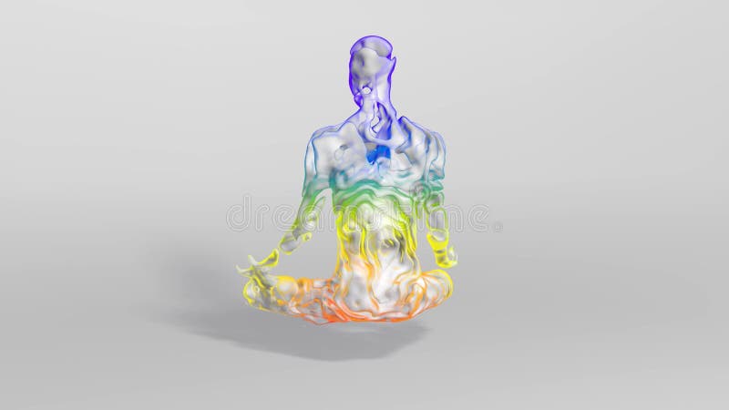 Meditative Change of Consciousness of Self-perception Stock Video ...