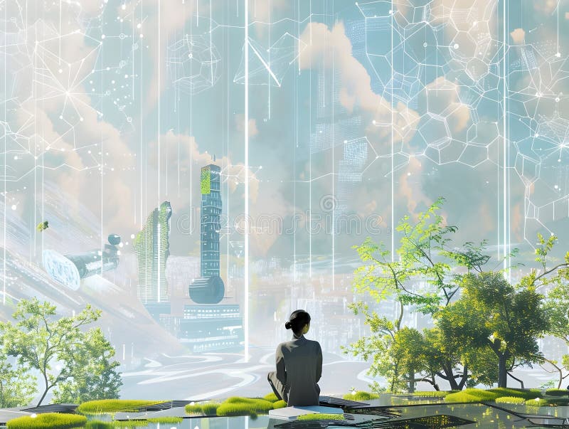 A Meditative Journey Towards a Sustainable Future with Futuristic ...