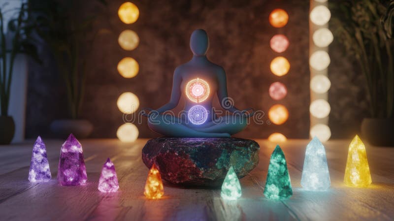 Chakra Alignment Stock Illustrations – 781 Chakra Alignment Stock ...