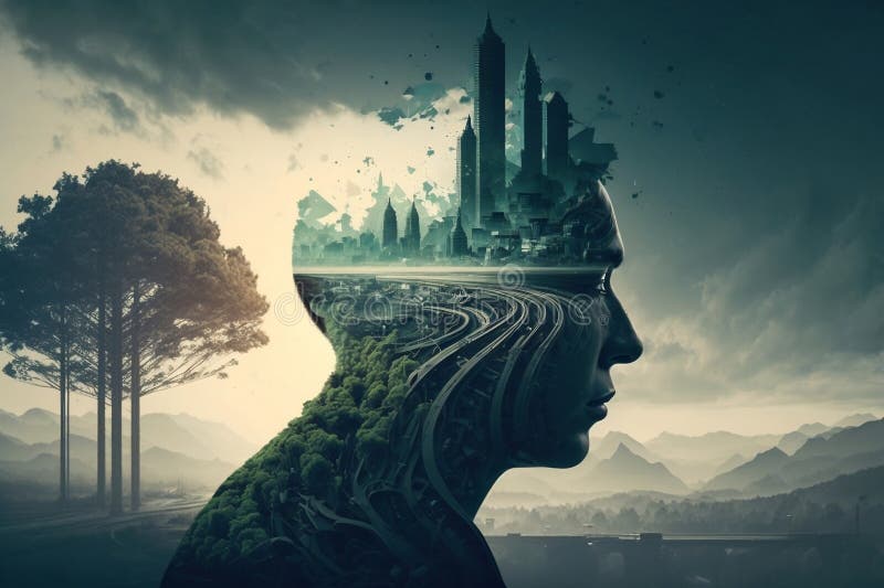 Meditative State of Mind: a Conceptual Illustration, Generative Ai ...