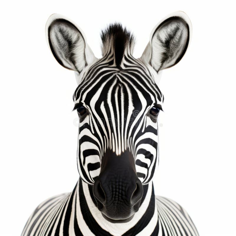Meditative Zebra Print on White Background - Striped Compositions in 8k ...