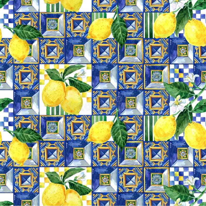 Amalfi Coast Tile Pattern Stock Photos - Free & Royalty-Free Stock ...