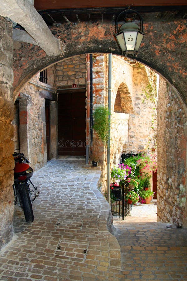 Mediterranean arch stock image. Image of middle, gallery - 3051655