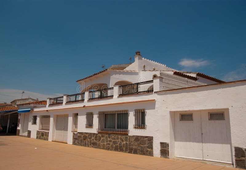 Mediterranean Architecture Roses Spain Stock Photo - Image of travel ...