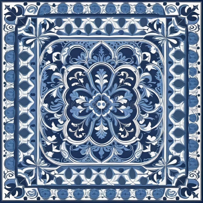 Mediterranean Blue Tile Patterns, Portuguese Tile Patterns, Ceramic ...
