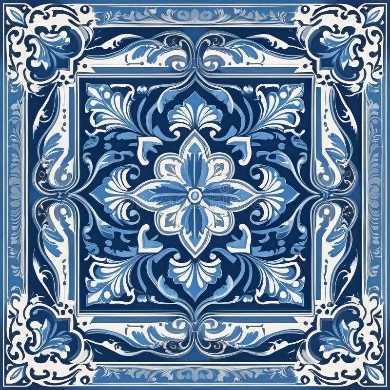 Mediterranean Blue Tile Patterns, Portuguese Tile Patterns, Ceramic ...